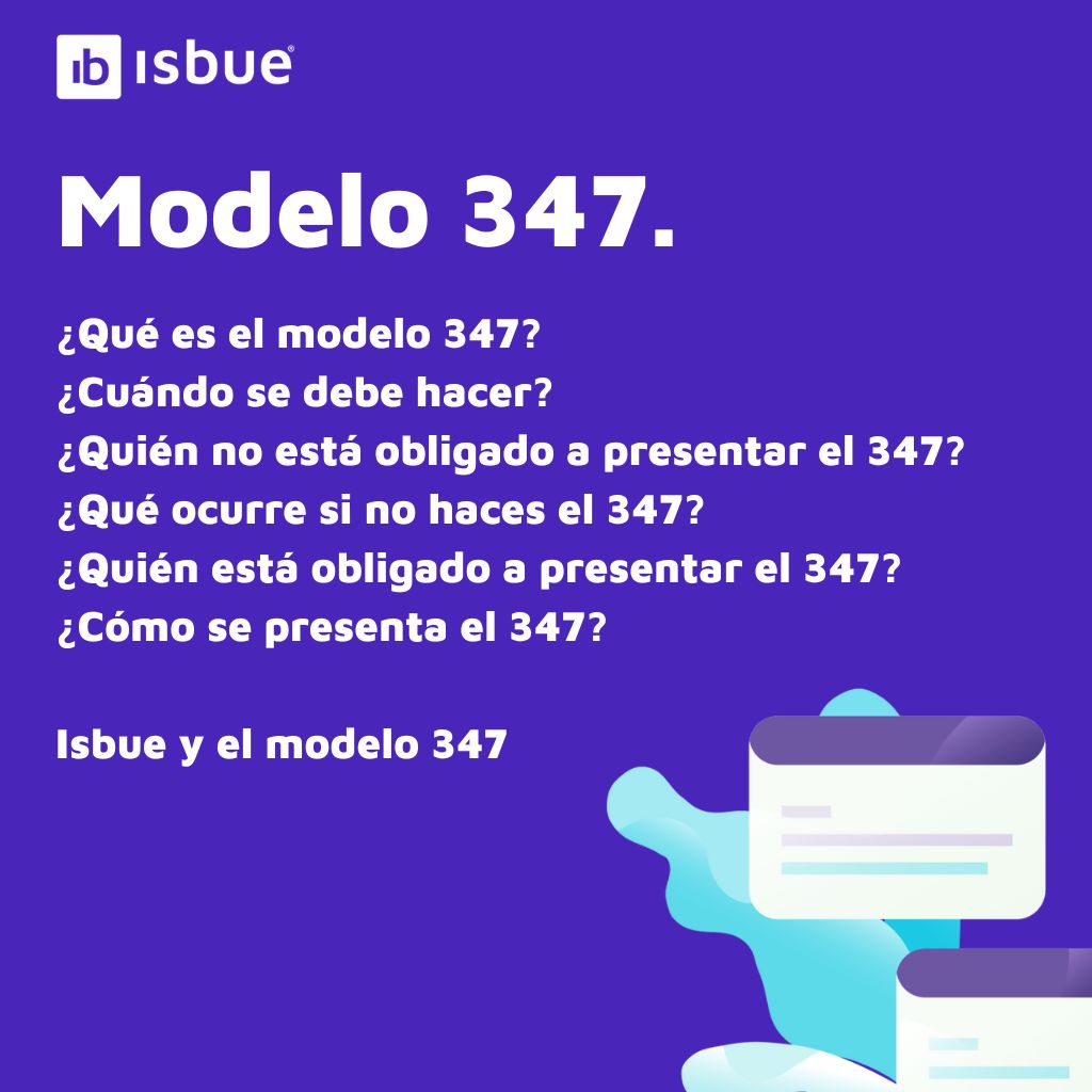 Información del Modelo 347 - Isbue